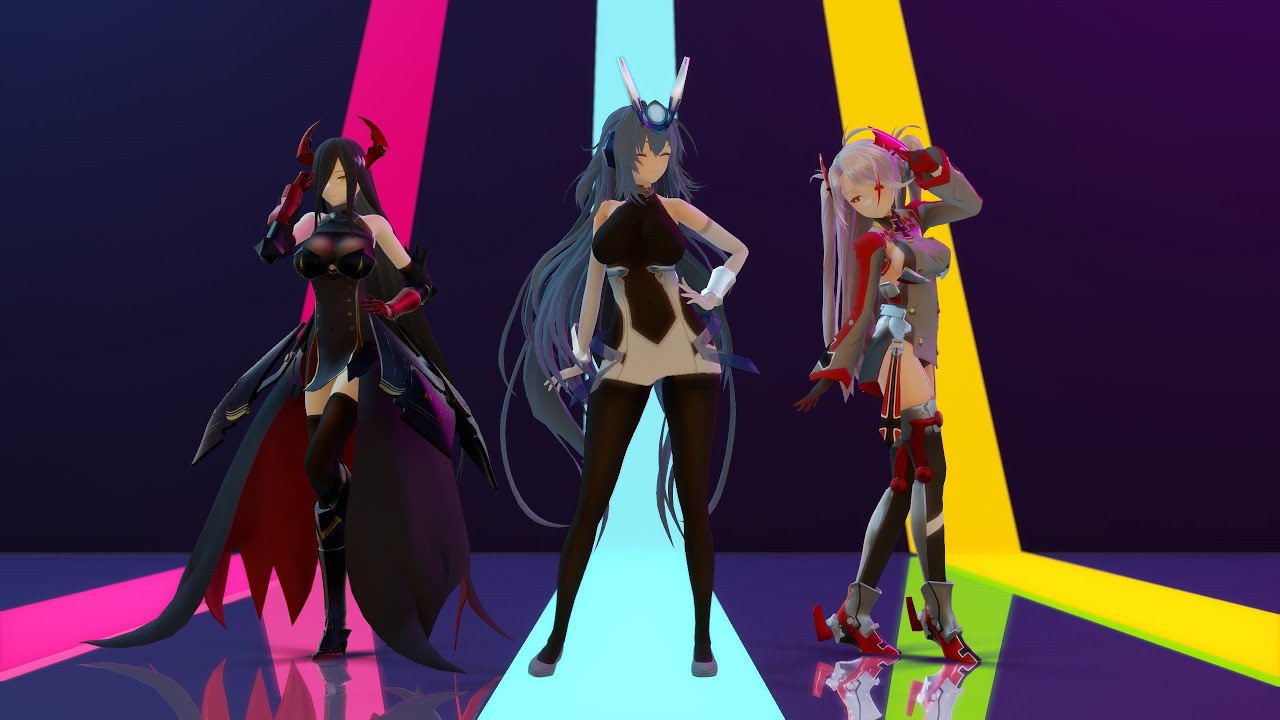 【Azur Lane MMD】 Ariana Grande - Side to side 【Top 3 Azur Lane ...