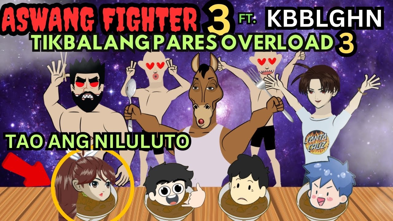 TIKBALANG PARES OVERLOAD 3 | TAO ANG NILULUTO | ASWANG PINOY ANIMATION ...
