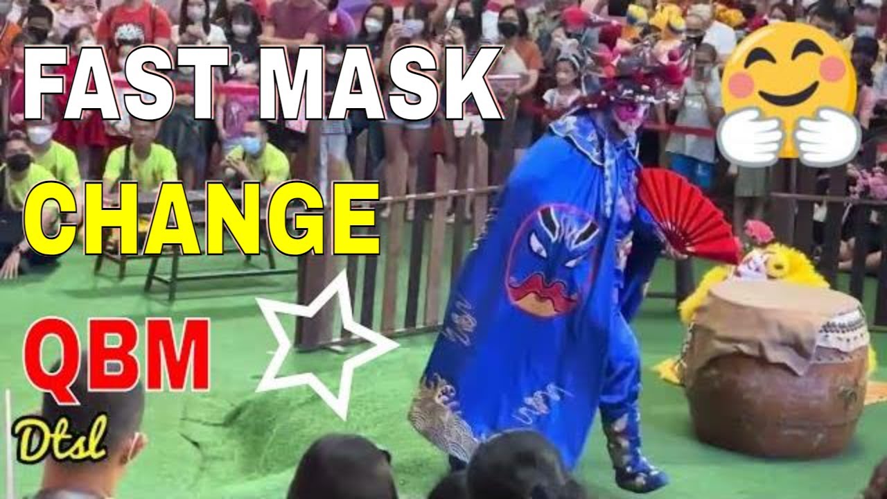 Fast Mask Change Performance in Queensbay Mall (QBM) Penang - YouTube