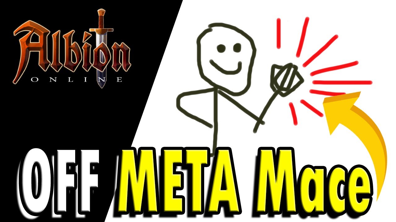 1H OFF Mace Build 🤙🤙 | Albion Online | Corrupted Dungeon - YouTube
