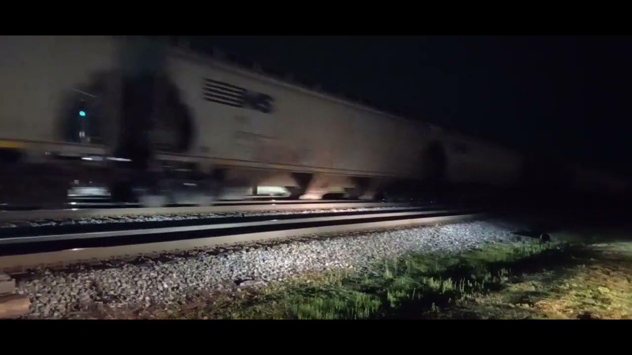 NS 50A with BNSF 7784 H3 ES44DC UP AC4460CW and UP 7718 ES44AC - YouTube