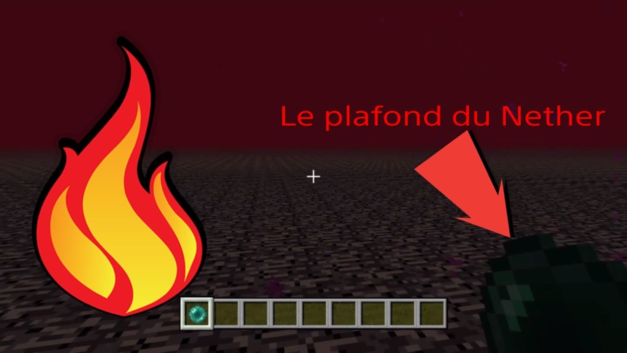 Comment aller sur le plafond du Nether Minecraft ps4 - YouTube