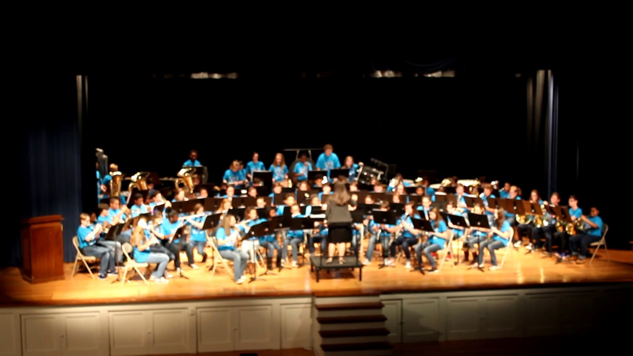 District II JH Honor Band performing Ancient Hunters by Sean O'Loughlin ...