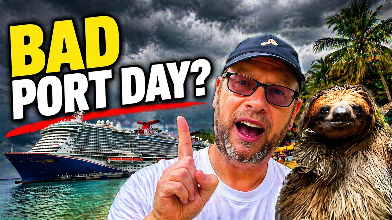 A Rainy Carnival Jubilee Port Day Review In Roatan! - YouTube
