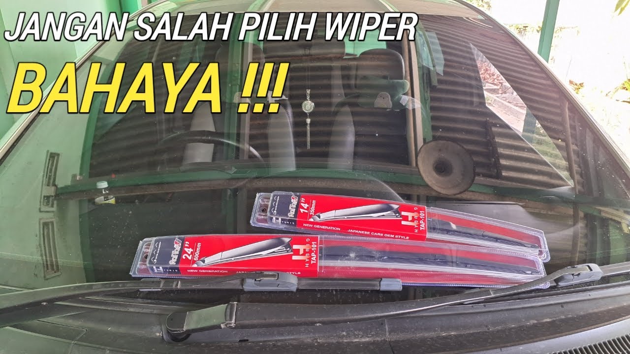 CARA MEMILIH UKURAN DAN GANTI WIPER YARIS BAKPAO - YouTube