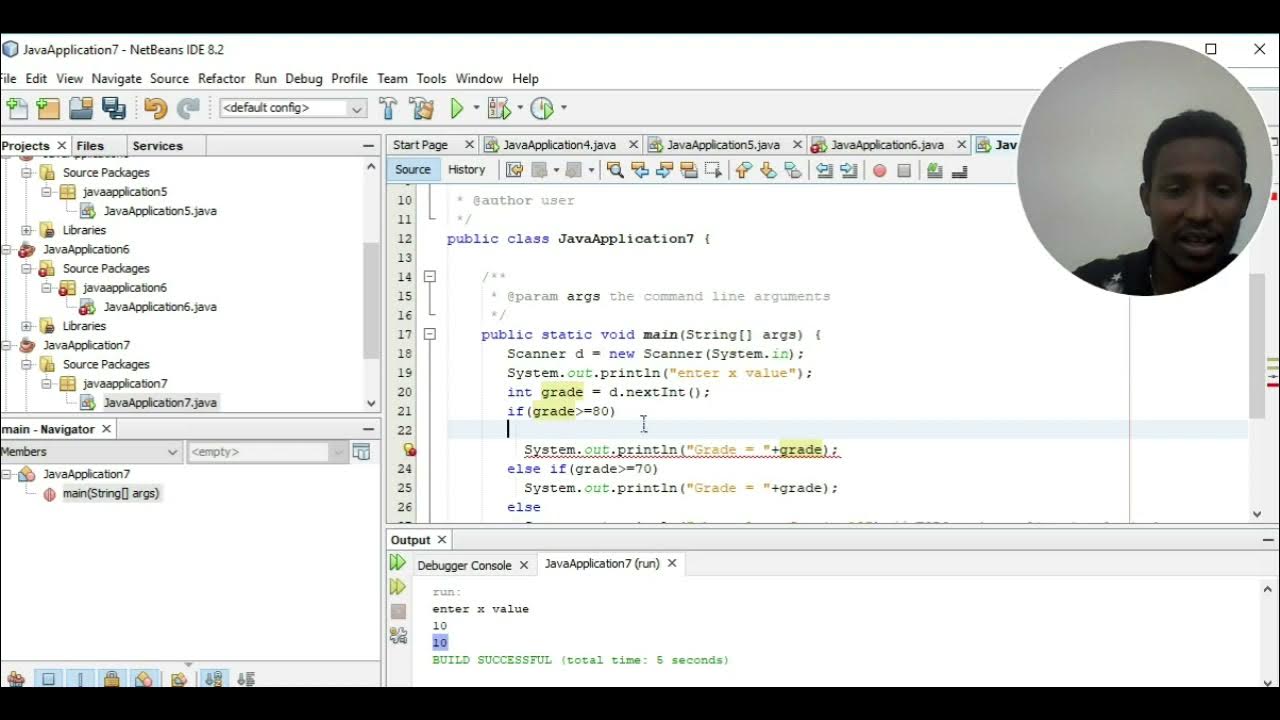 how to to do with if - else condition by using net beans, for java beginners - YouTube