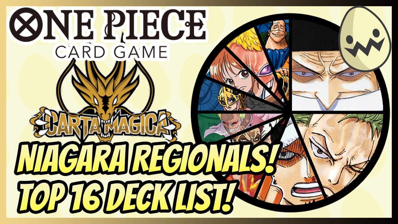One Piece Card Game: @cartamagica_tv Niagara OP04 Regionals! Top 16 ...