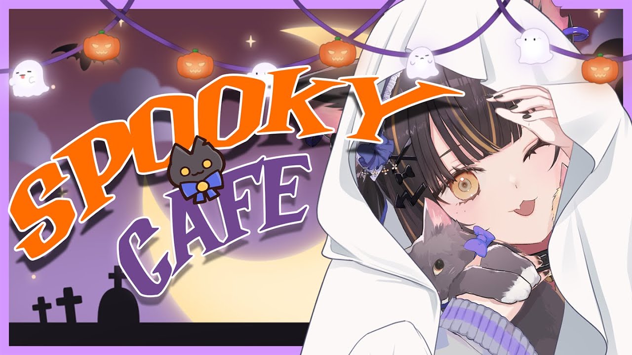 【SPOOKY CAT CAFE】Welcome to the spooky cafe, masters! 【HALLOWEEN ...