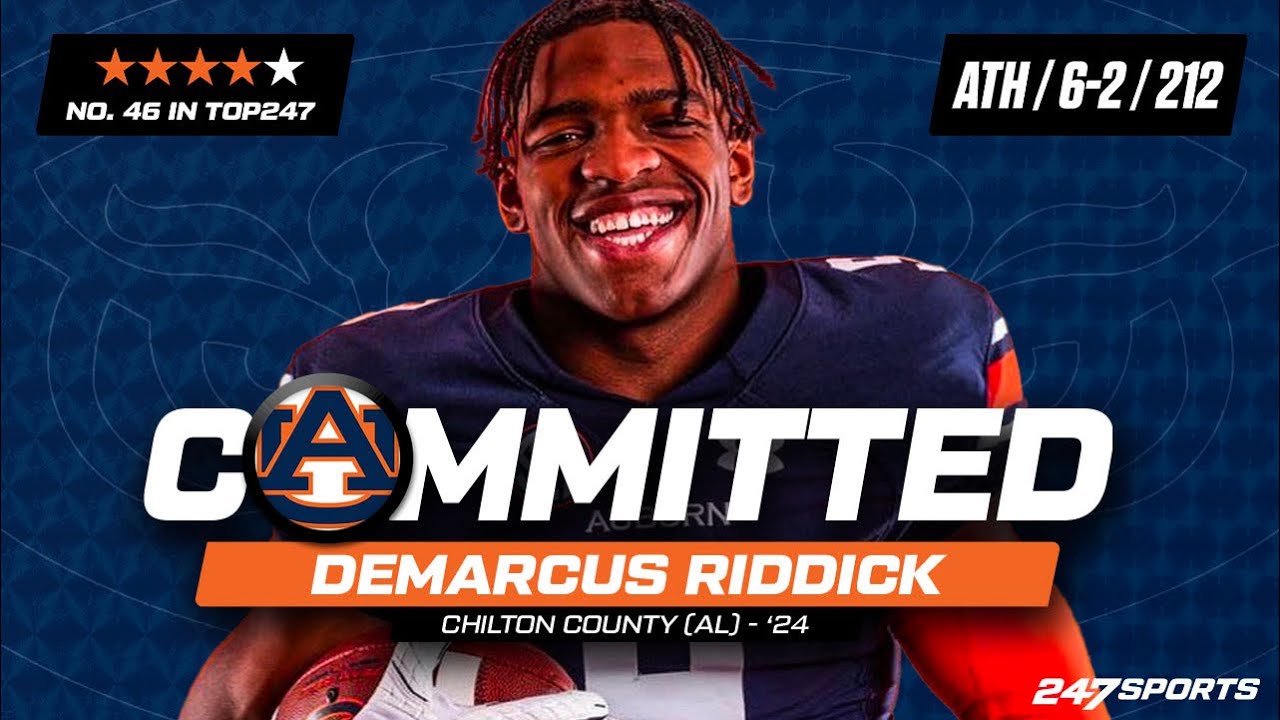 5-star LB Demarcus Riddick talks FLIP from Georgia to Auburn - YouTube