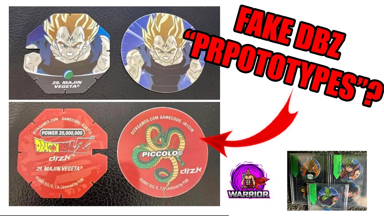 FAKE DBZ "PROTOTYPE" Tazos?! MUST WATCH - YouTube