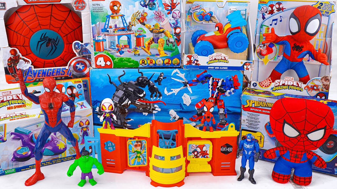 Marvel Spiderman Collection Unboxing Review| LEGO Web-Spinners ...
