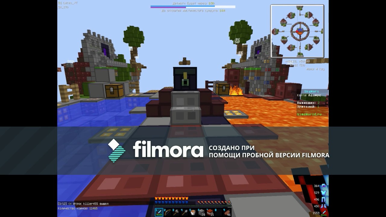 VimeWorld skywars - YouTube