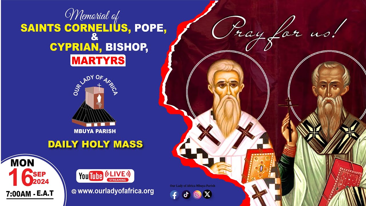 MEMORIAL OF SAINTS CORNELIUS, POPE, AND CYPRIAN, BISHOP, MARTYRS |Daily ...