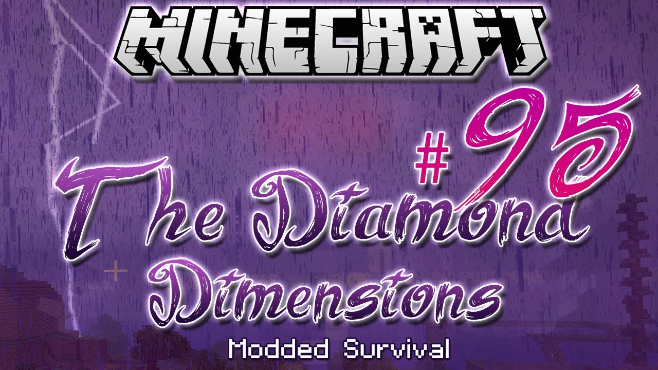"THE THUNDERSTORM!!" | Diamond Dimensions Modded Survival #95 ...