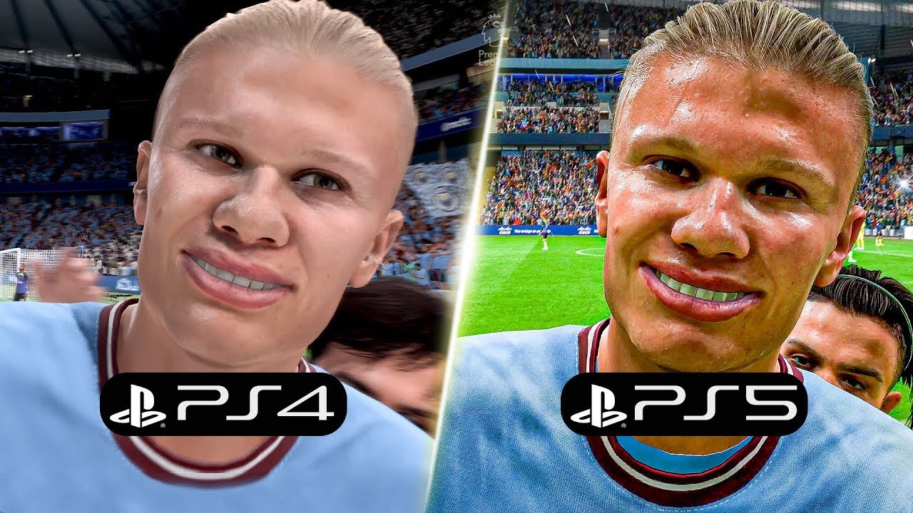 FIFA 23 PS5 vs FIFA23 PS4 Graphics, Player Animation, Gameplay ...