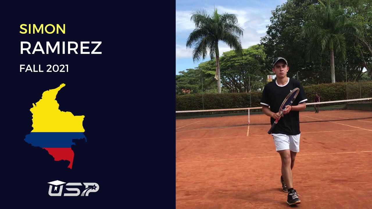 Simon Ramirez - Tennis Recruiting Video - Fall 2021 - YouTube