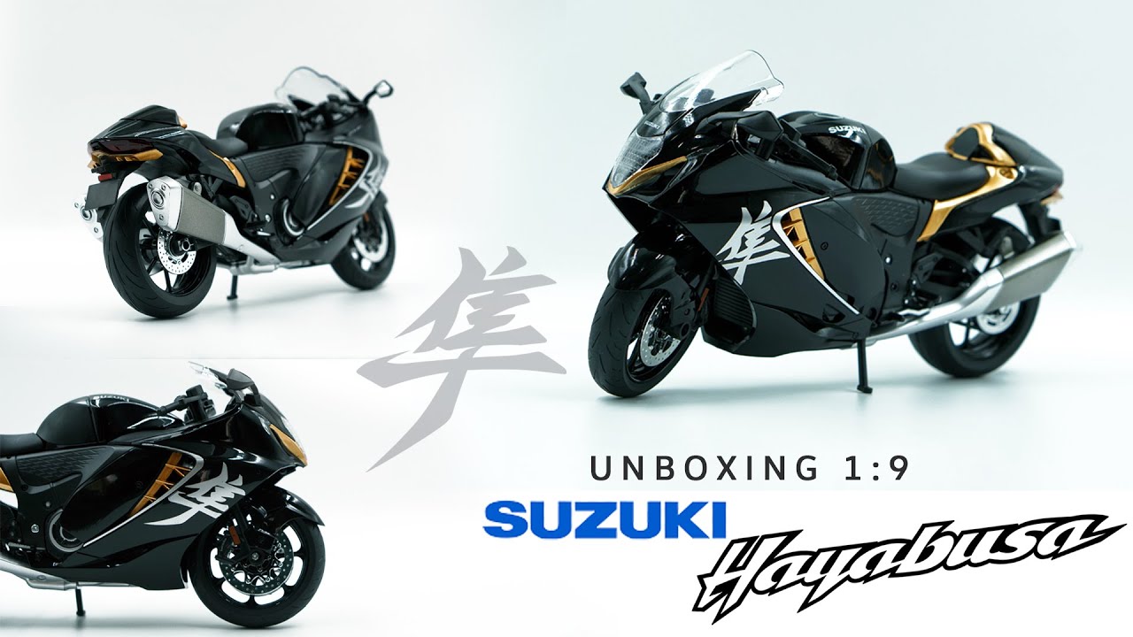 Suzuki Hayabusa Scale Model Unboxing | 1: 9 Scale | Diecast Bike Model ...