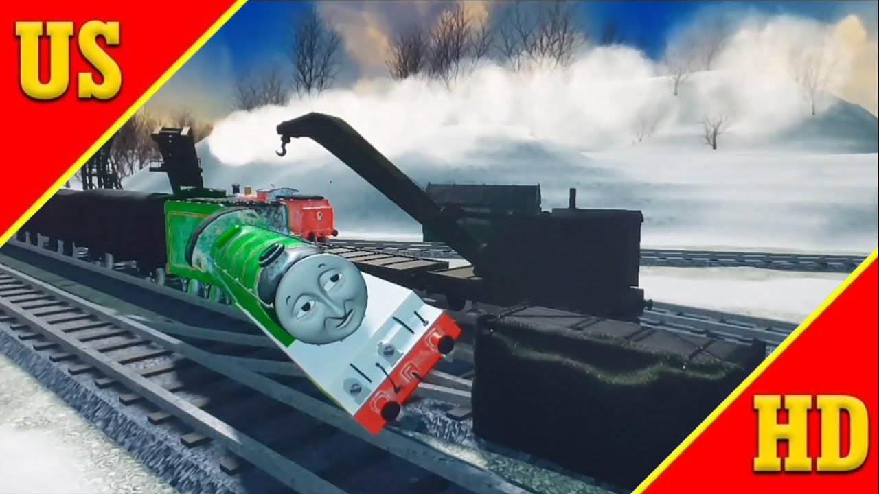 Thomas & Friends The Flying Kipper crash remake and ending US V2 - YouTube
