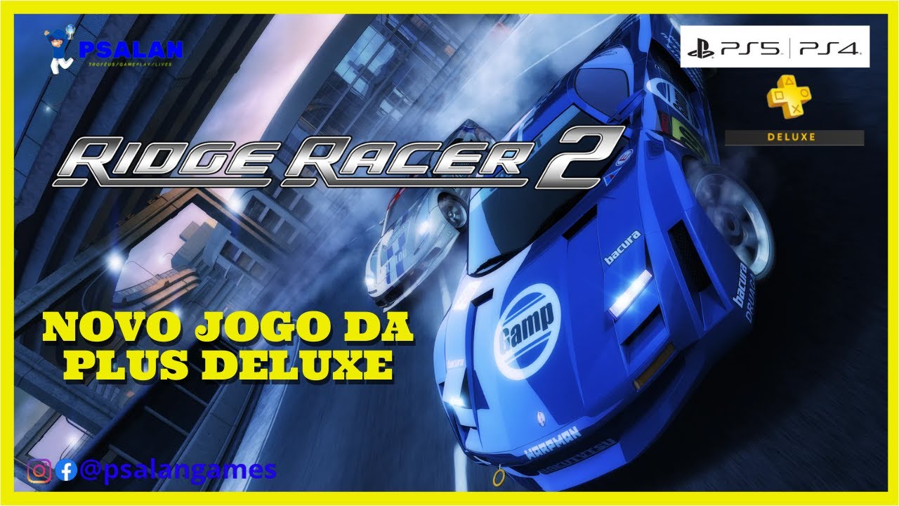 🕹️Ridge Racer 2 👍 NOVO JOGO DA PLUS DELUXE (PS4/PS5) - YouTube