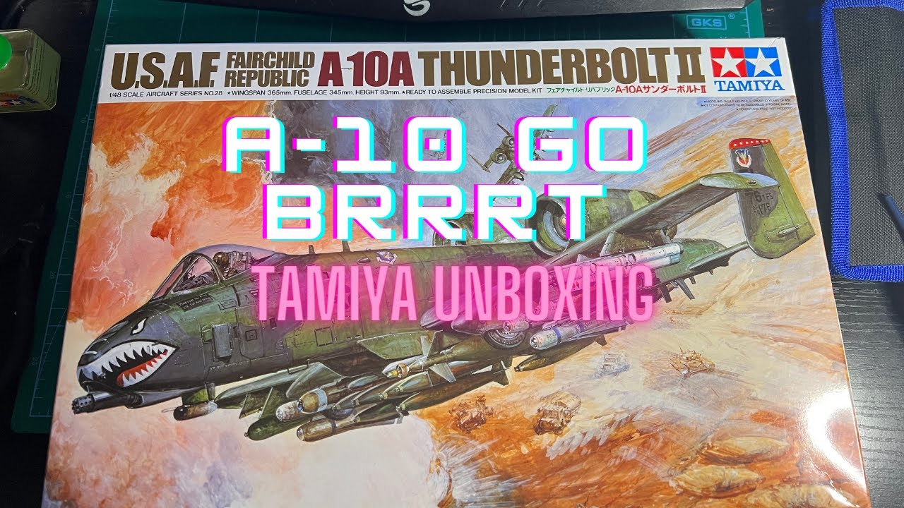 Tamiya A-10 Thunderbolt II Unboxing Review - YouTube