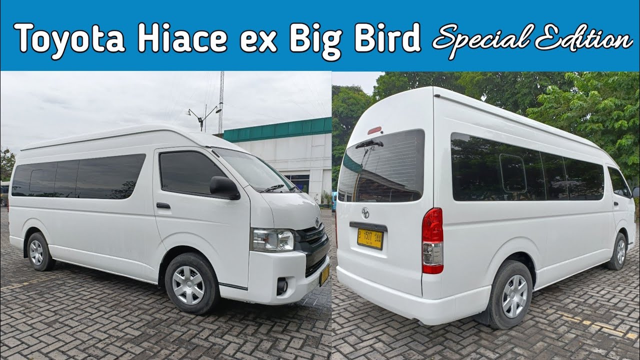 Soldout Toyota Hiace 2016 ex Big Bird || Upgrade Cat, Kulit Jok dan ...
