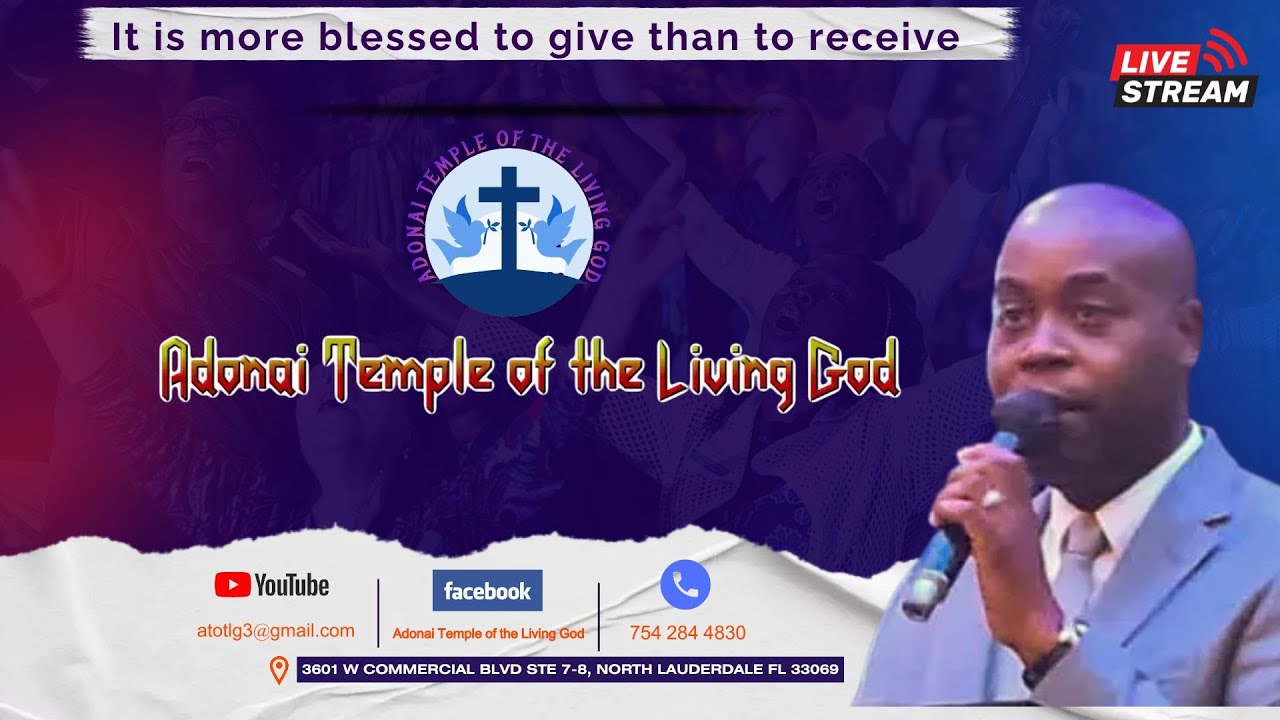 Adonai Temple of the Living God Live Wednesday Service October 25, 2023 ...