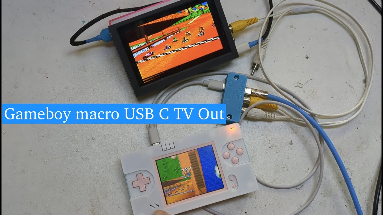 Gameboy Macro USB C TV Out - YouTube