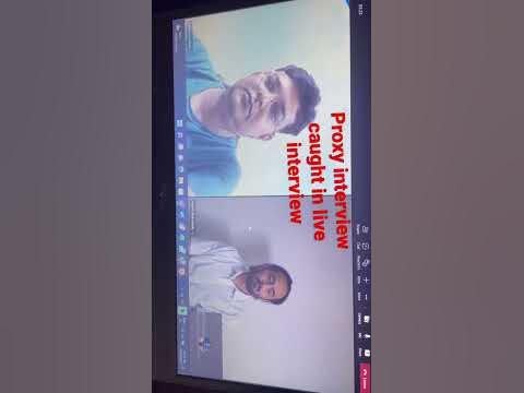 Proxy interview caught ..candidate was cheating with proxy - YouTube