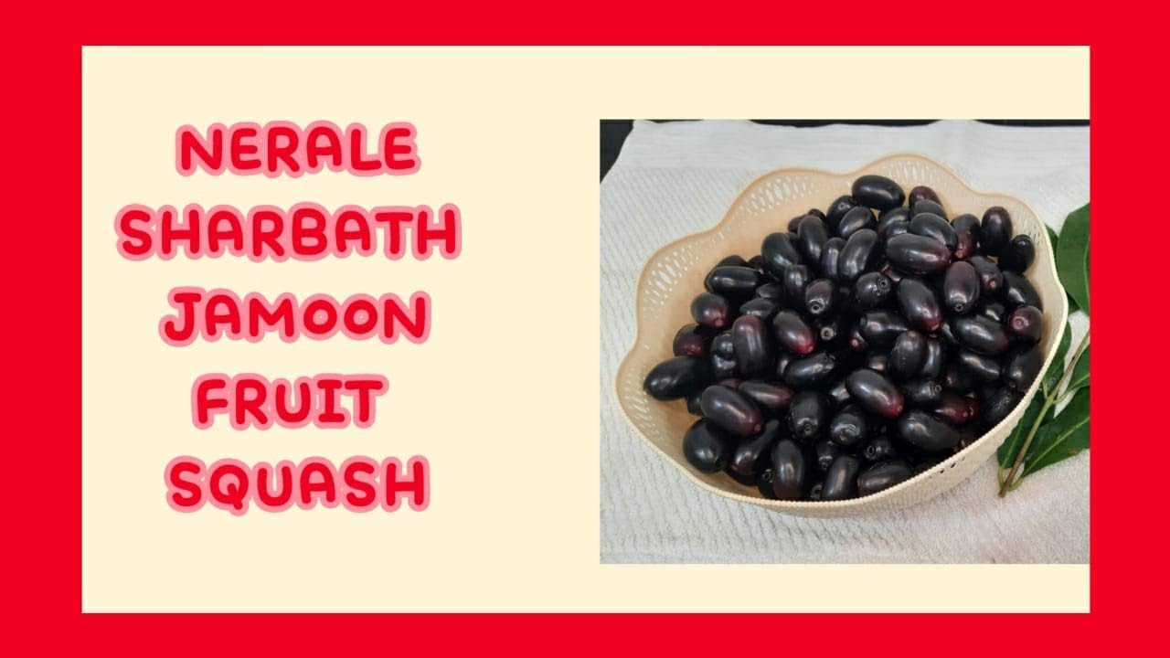 NERALE SHARBAT /JAMOON FRUITS SQUASH #babyfriendly #freshjamoonjuice ...