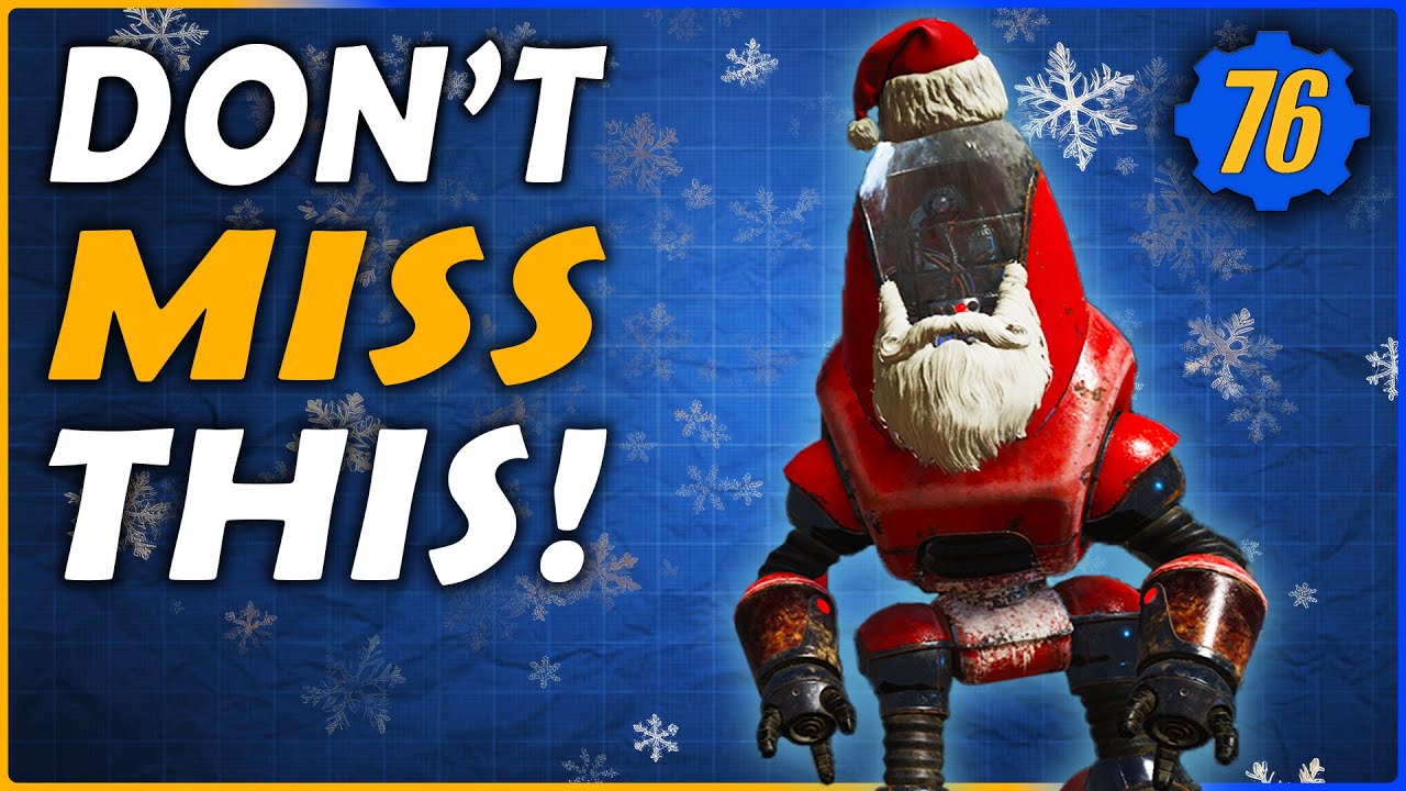 Build your FREE Santatron Now in Fallout 76 - This is WHY!! - YouTube