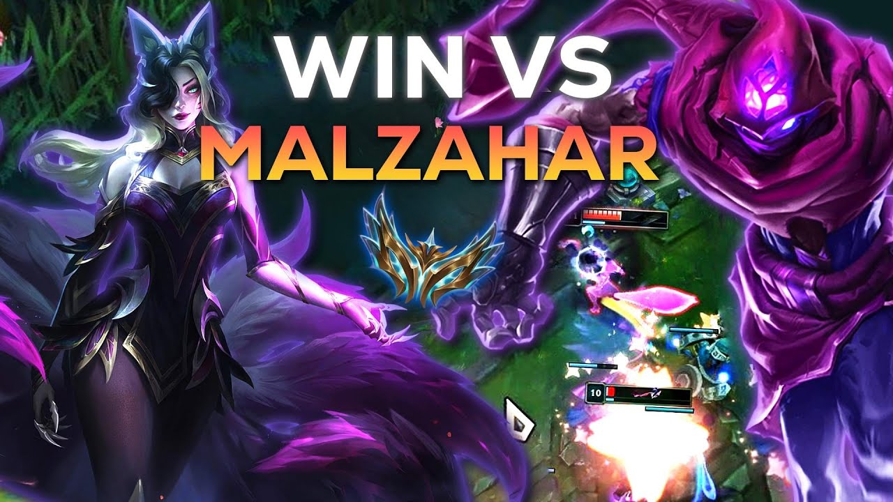How to win as Ahri vs Malzahar - Challenger Ahri mid - YouTube