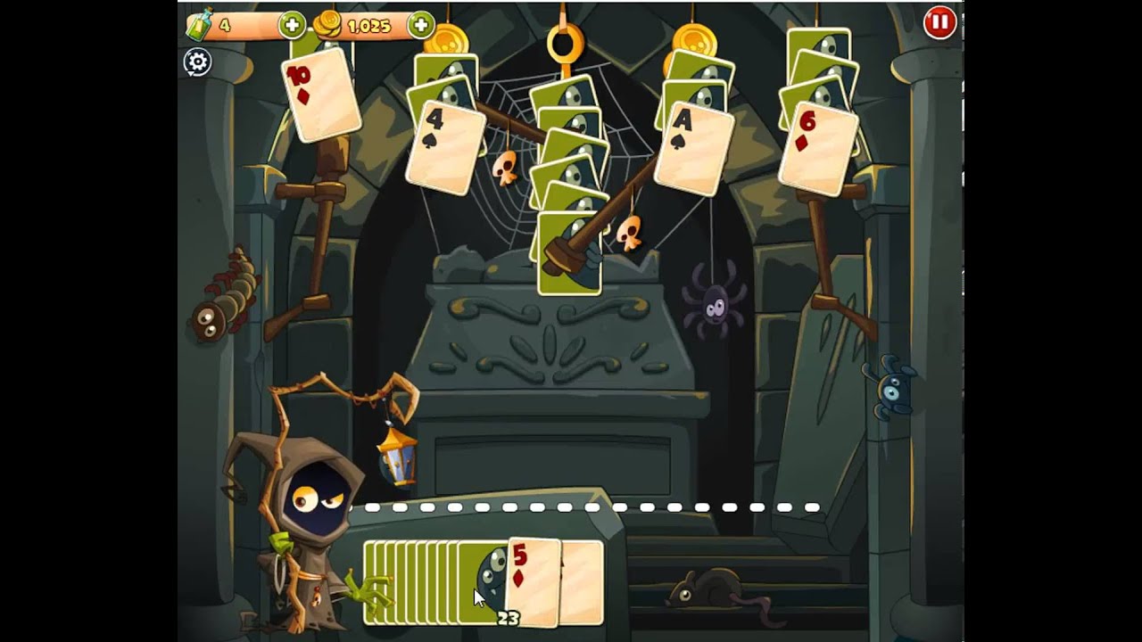 Solitaire Castle Level 4-BOSS - YouTube