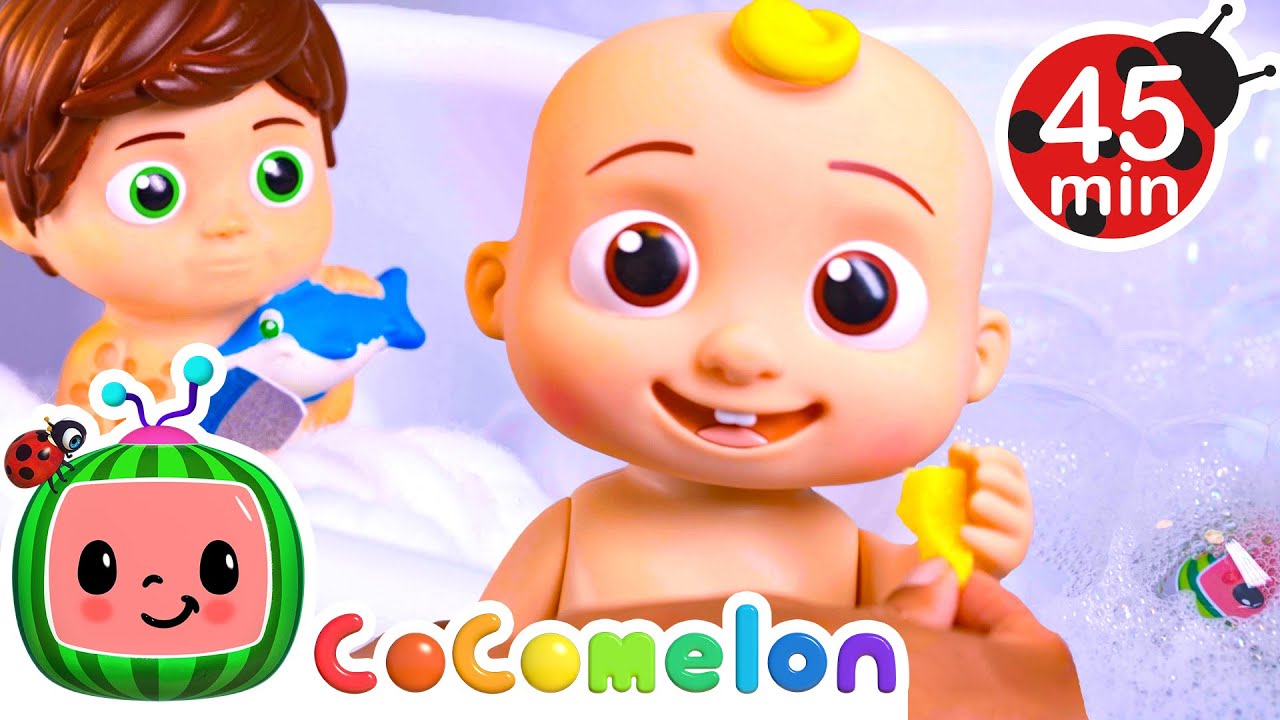 Bath Time with Toy JJ and TomTom | CoComelon Toy Play Learning ...