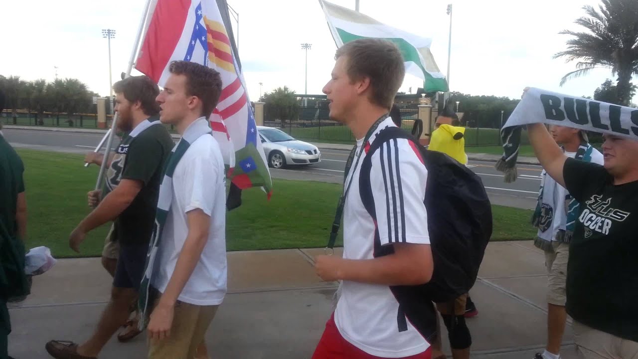 USF Goalmouths entering Corbett Stadium - YouTube