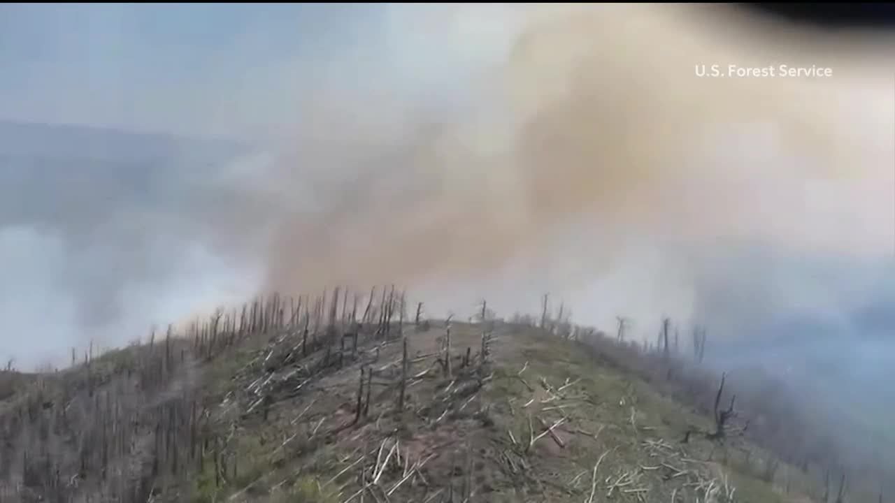 Blue 2 Fire Update: New evacuations ordered in Lincoln County - YouTube