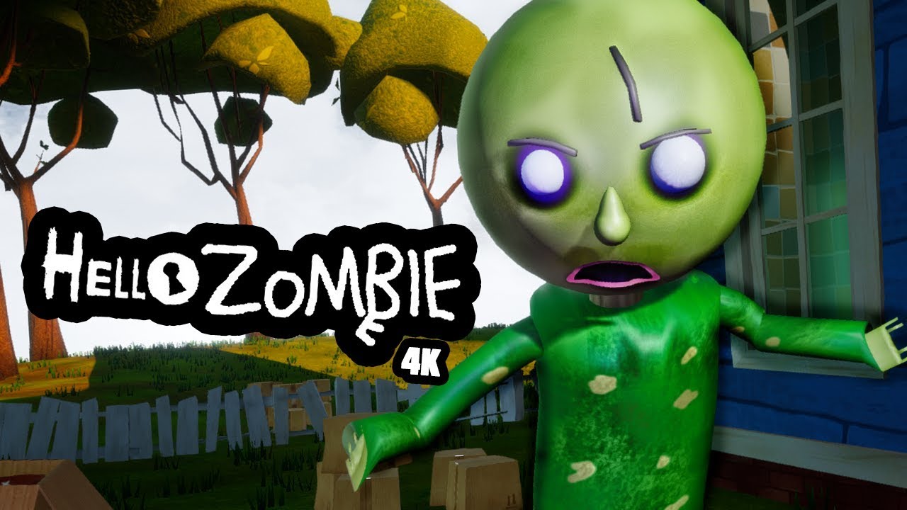 HELLO ZOMBIE BALDI | Hello Neighbor Mod - YouTube