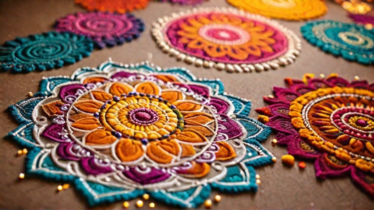 CREATE Your Own Stunning Rangoli Designs! - YouTube