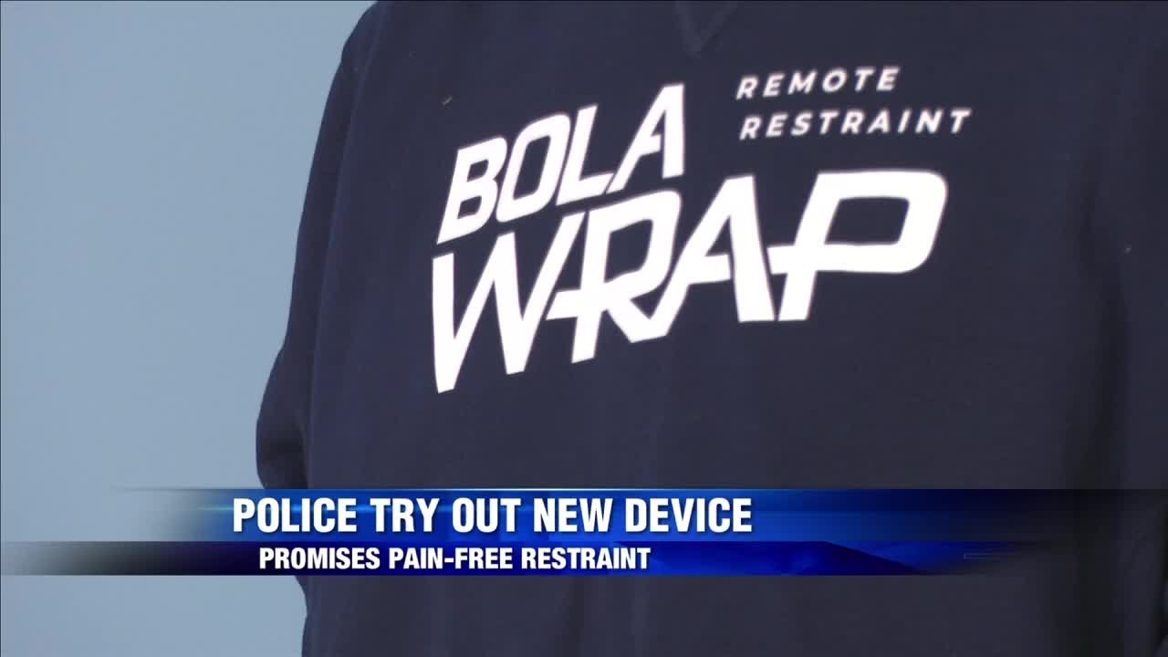 Police test new "Bola Wrap" Tool - YouTube