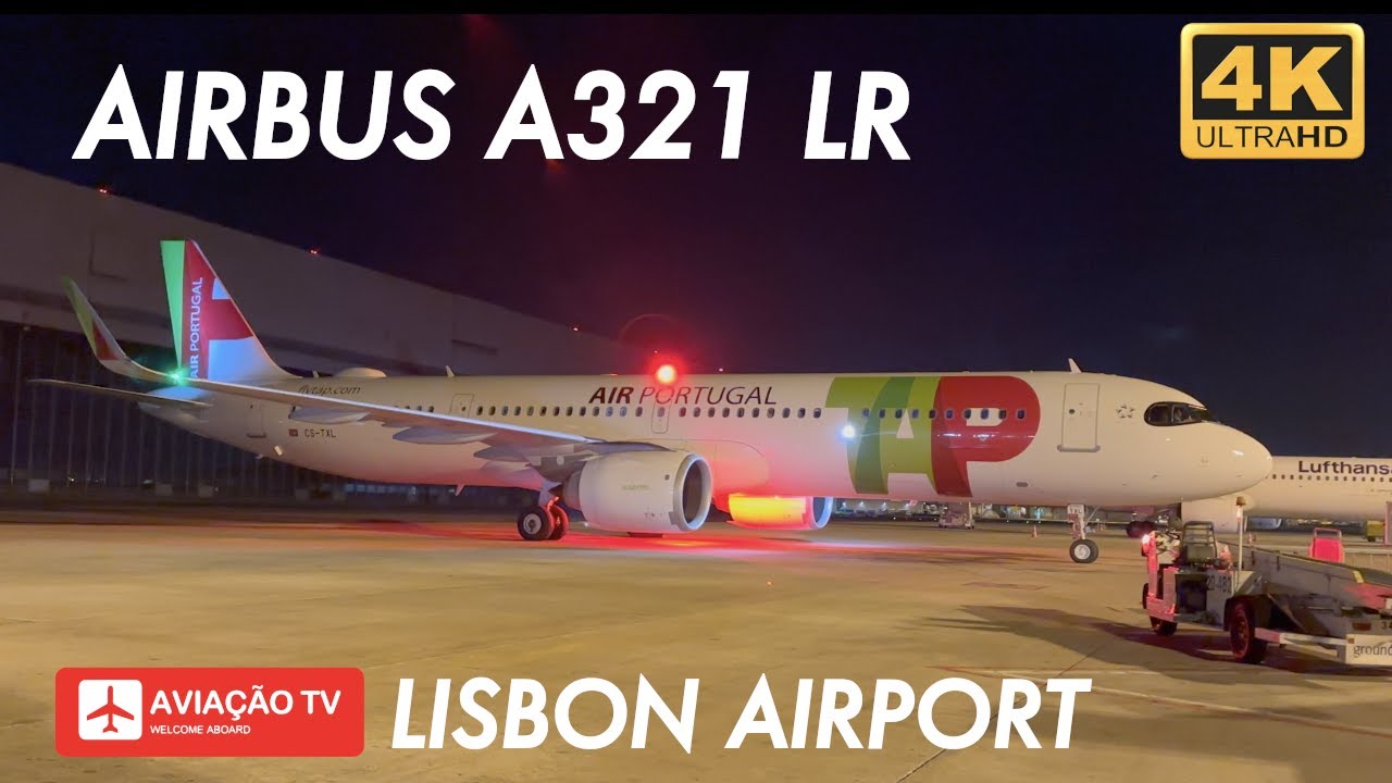 TAP A321LR | Parking | Lisbon Airport (LIS/LPPT) - YouTube