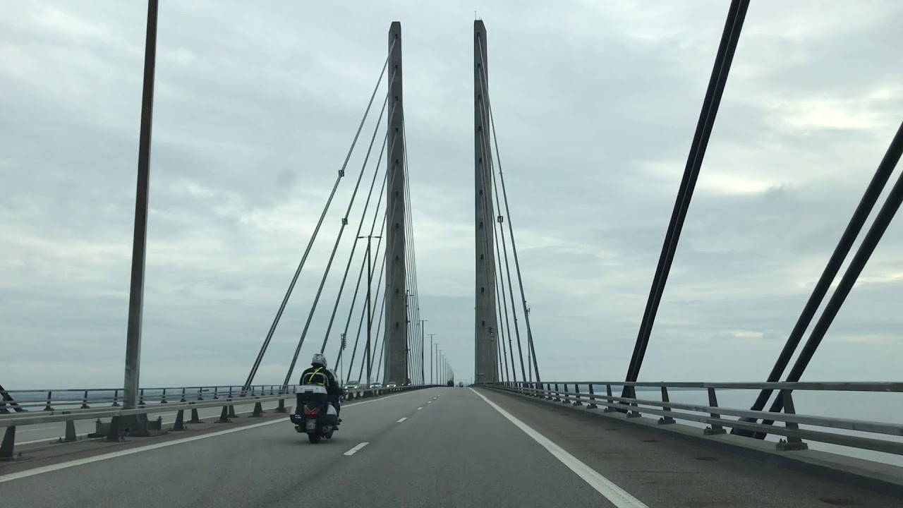 The bridge between Denmark and Sweden: Øresundsbron - YouTube