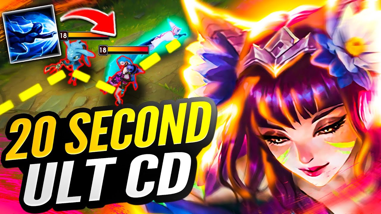 MASSIVE CDR On Ahri Ult Gives Endless Dashes (19 sec R Cooldown) - YouTube