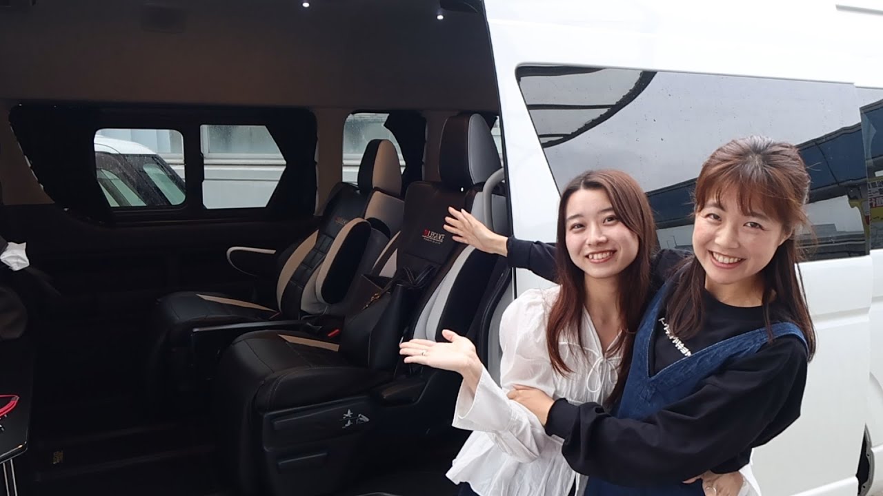 Big cars! Sightseeing in Osaka by luxury car - YouTube