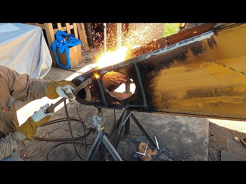 Part Two: Excavator boom repair