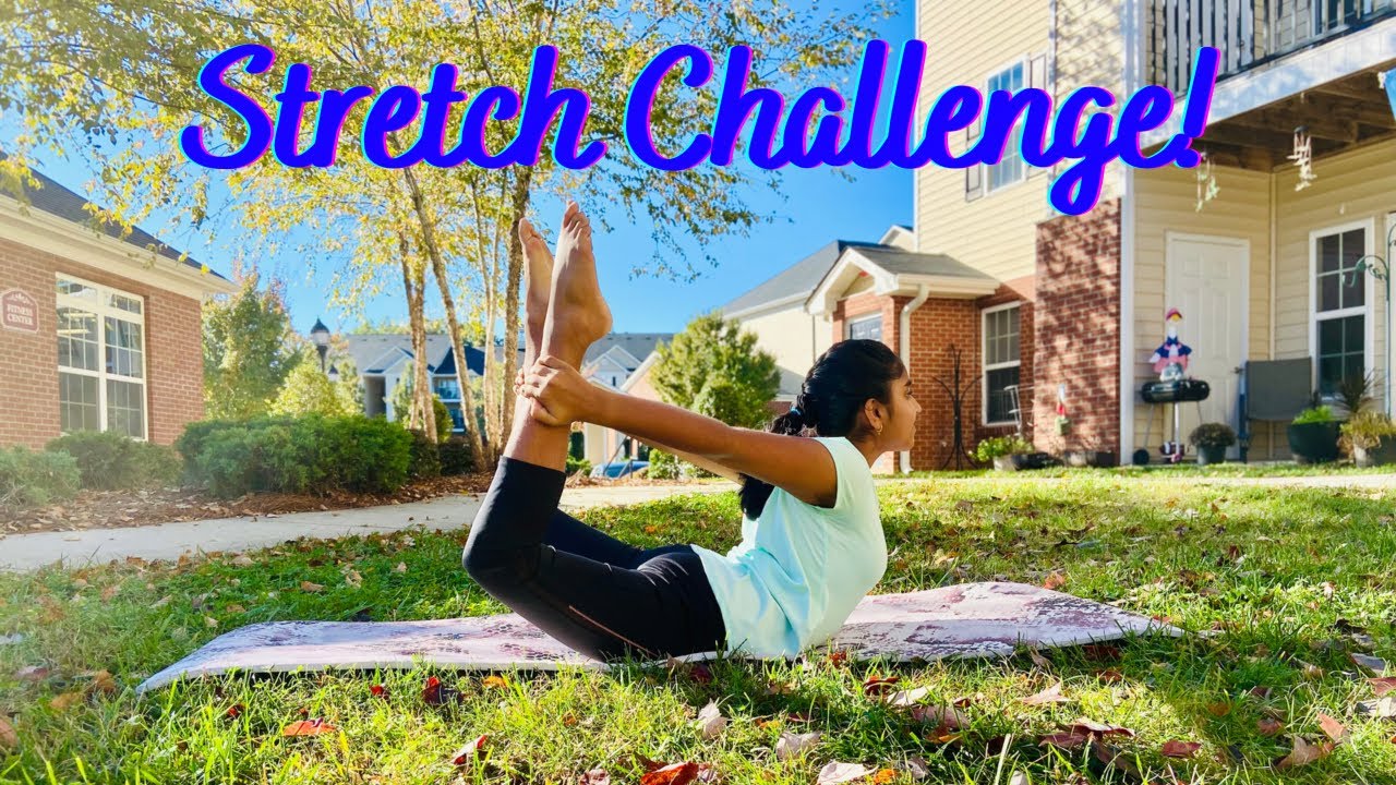 STRECH CHALLENGE for November! Bow pose stretches and challenge! - YouTube