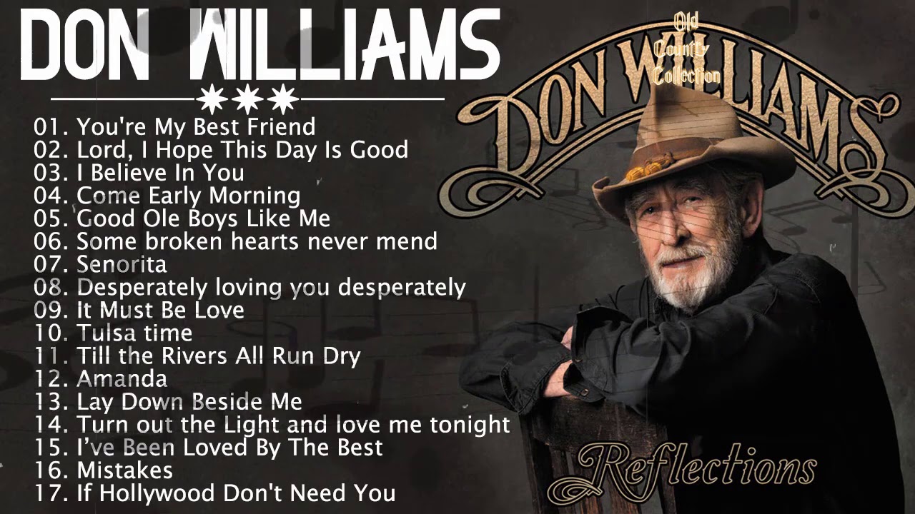 Don Williams Greatest Hits Collection Full Album HQ Vol.1 - YouTube