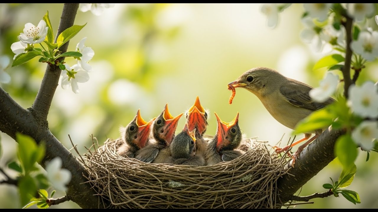 Baby Birds Beg for Food and It Will Melt Your Heart! - YouTube