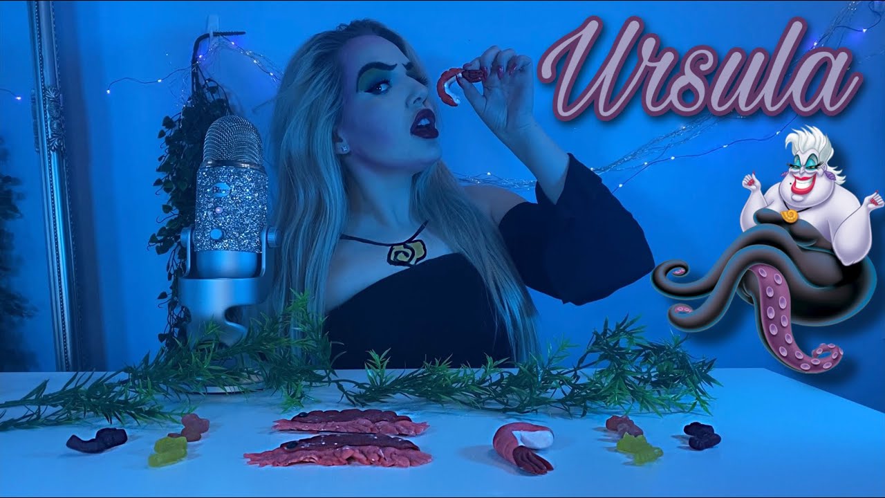 ASMR EATING SUSHI WITH URSULA 🍤 - YouTube