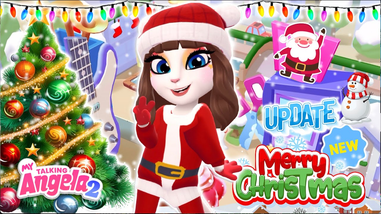 My Talking Angela 2 | Christmas Update 2024☃️ Santa Claus | Cosplay ...