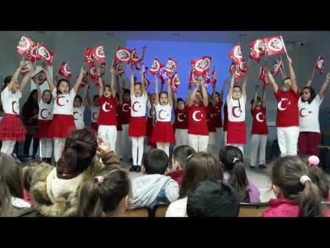 12 Mart Ay-yıldızlı bayrağım binkilic 3A sinifi