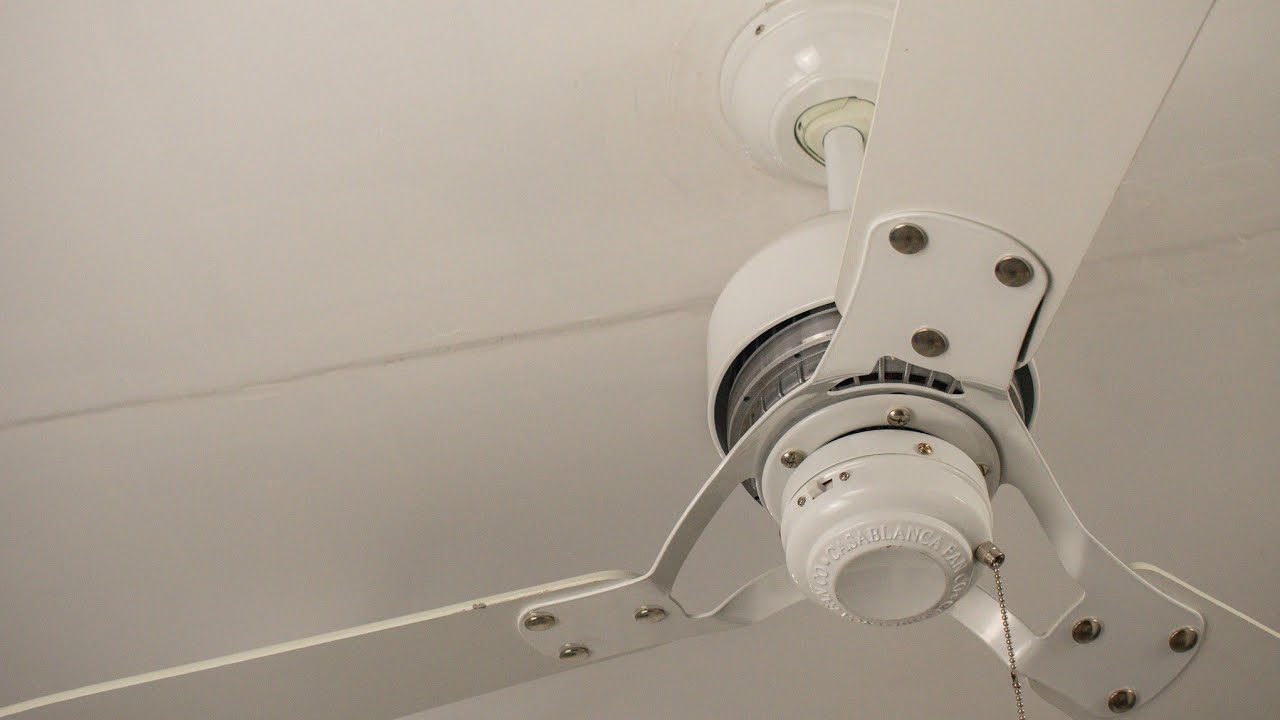 60" Casablanca Tribeca Ceiling Fan - YouTube